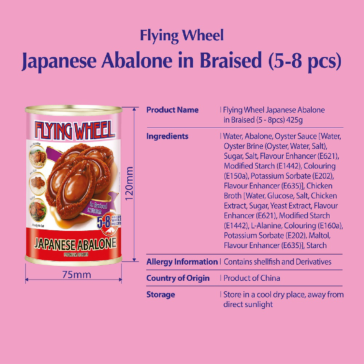 FLYING WHEEL [CNY] Harmony Abalone Gift Packet 1s | Shopee Singapore