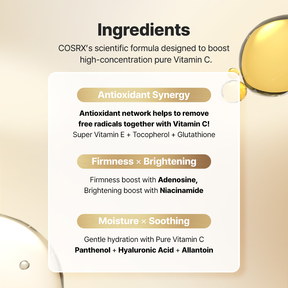 [COSRX] [Renewed] Advanced The Vitamin C 23 Serum (20ml), Pure Vitamin ...