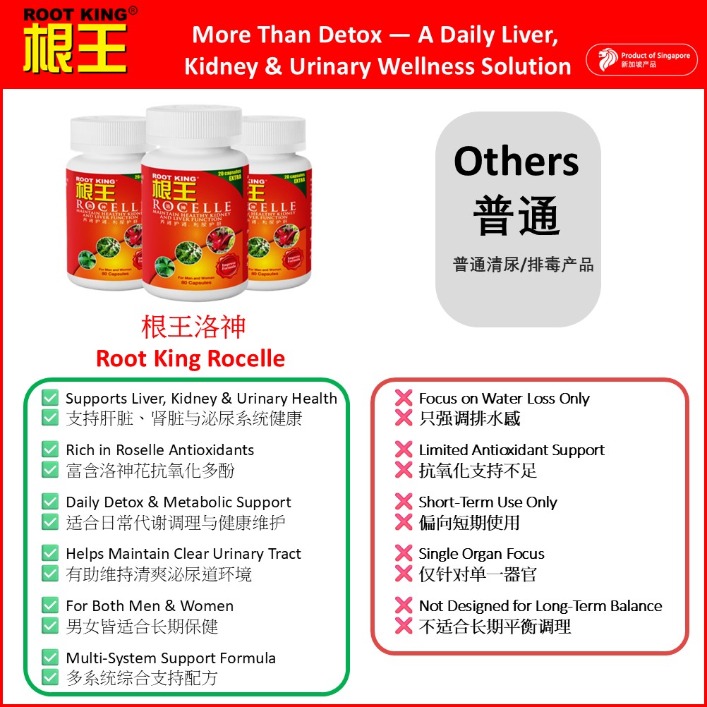 Root King Rocelle 根王洛神 Urinary Tract, Kidney Health, Hibiscus ...