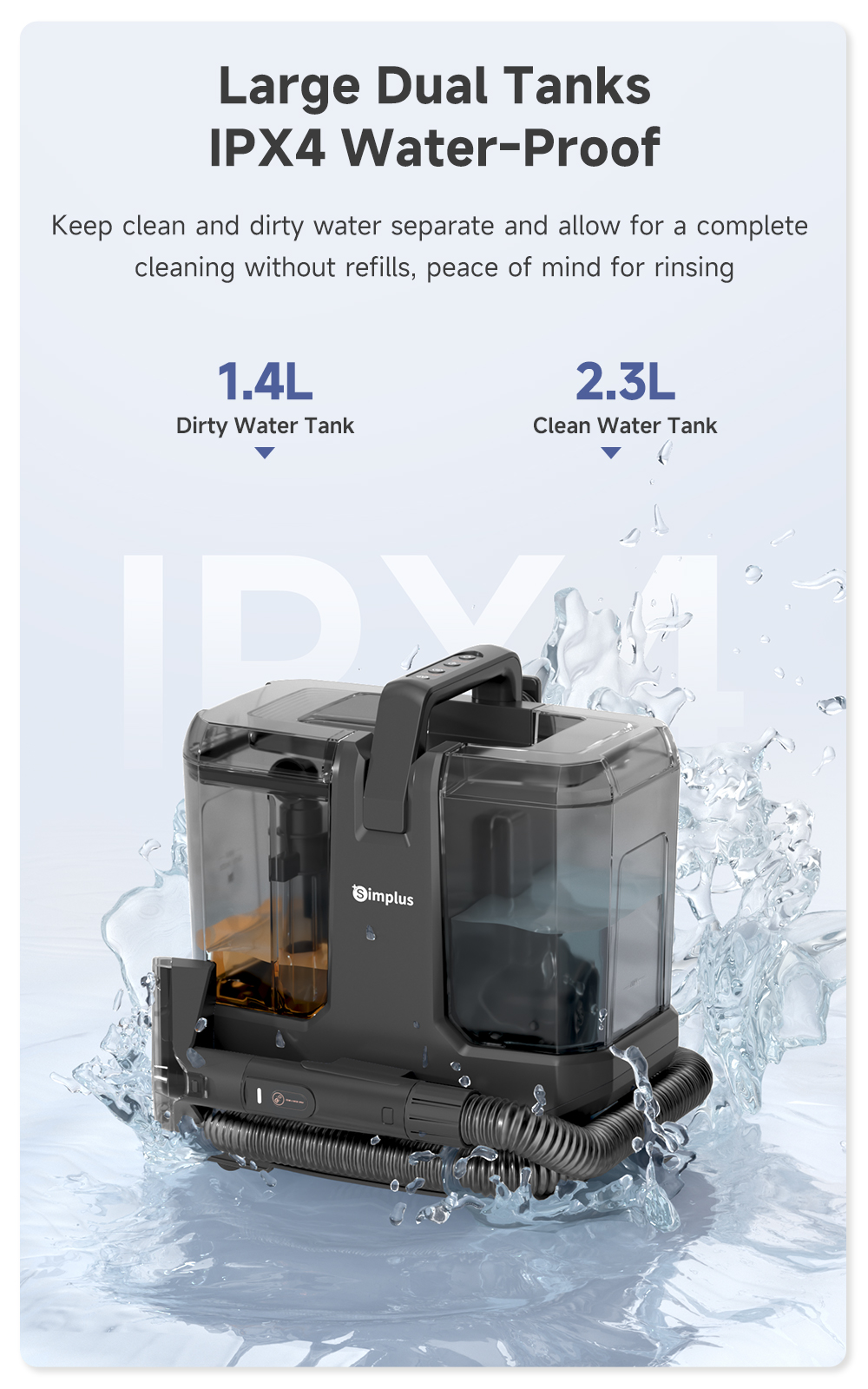 [FREE Detergent] Simplus Spot & Fabric Cleaner | 110°C Steam | 8 ...