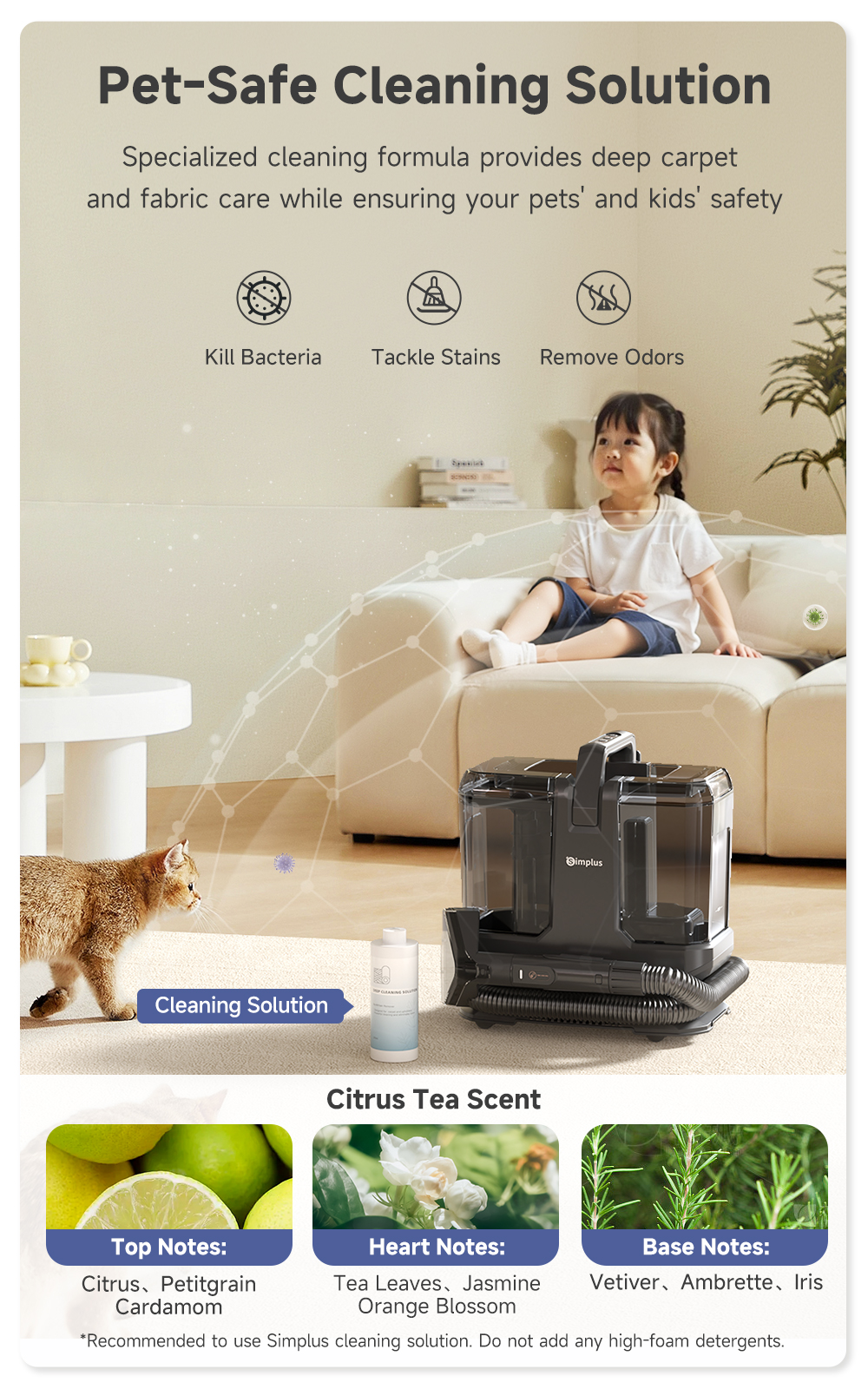 [FREE Detergent] Simplus Spot & Fabric Cleaner | 110°C Steam | 8 ...