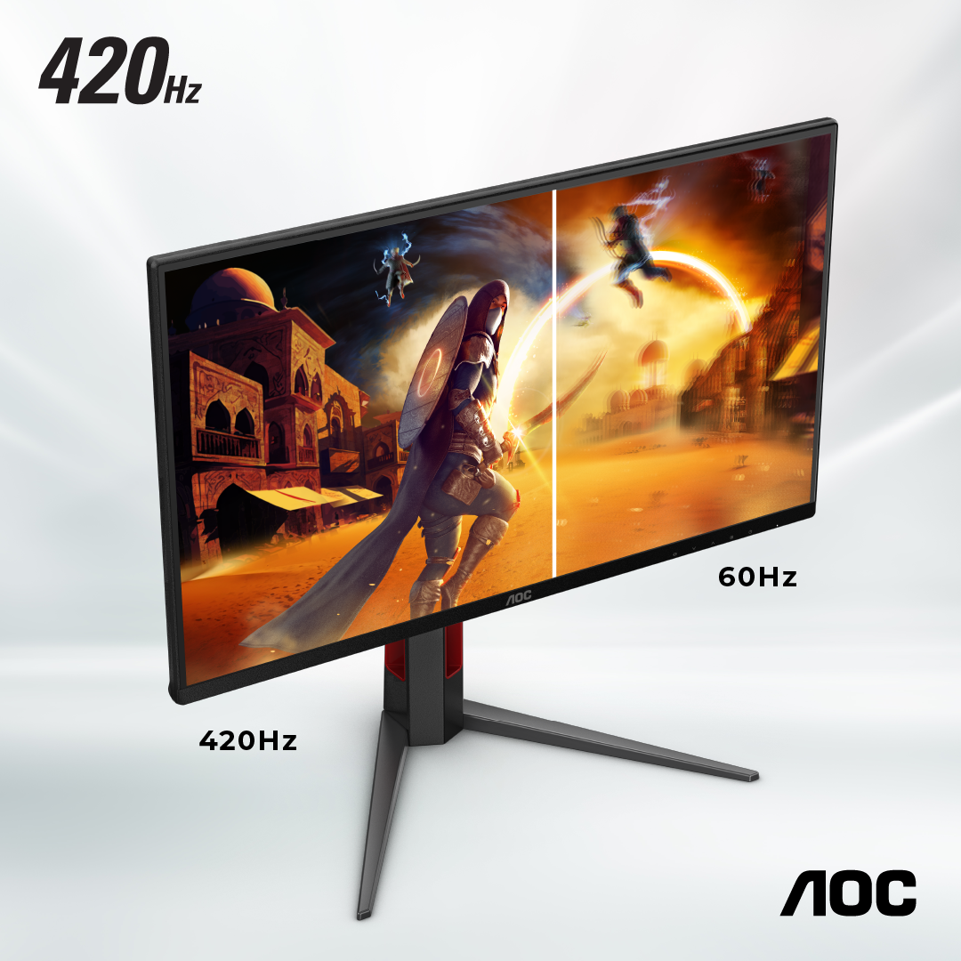 AOC 25G4K 24.5" 420Hz FHD Fast IPS 0.3ms Gaming Monitor | Shopee Singapore