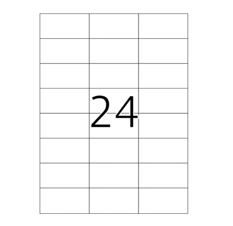 The Office Shoppe - TopStick Address Mailing Labels, 24 Labels Per A4 ...