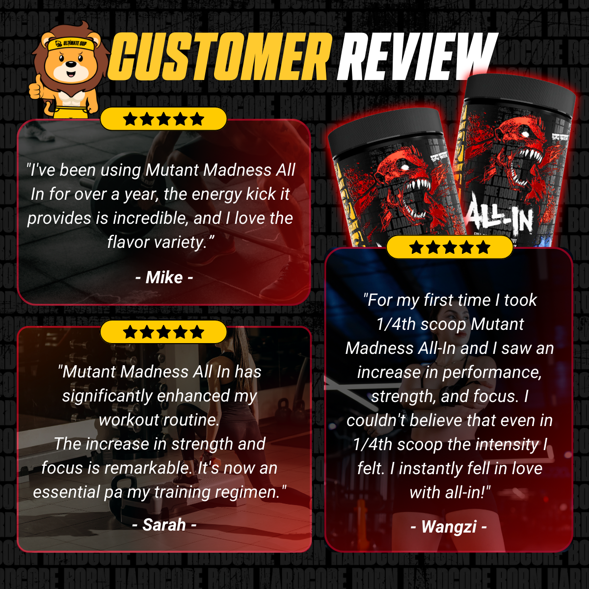 Mutant ALL IN, Pre-workout Supplement Full-Dose, Increase Energy ...