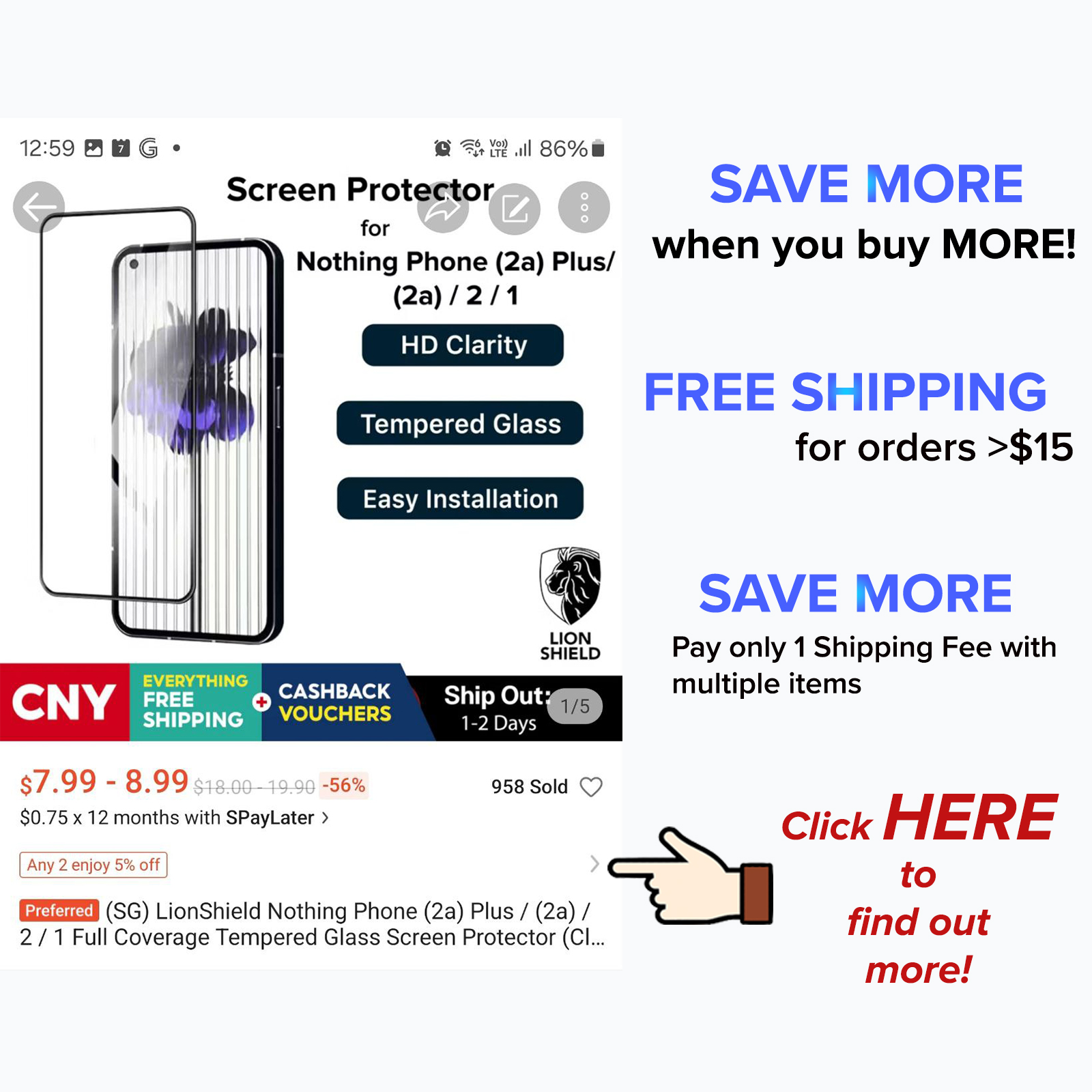 [SG] Nothing Phone (3a) / (3a) Pro / 2 / 1 Full Coverage Camera ...