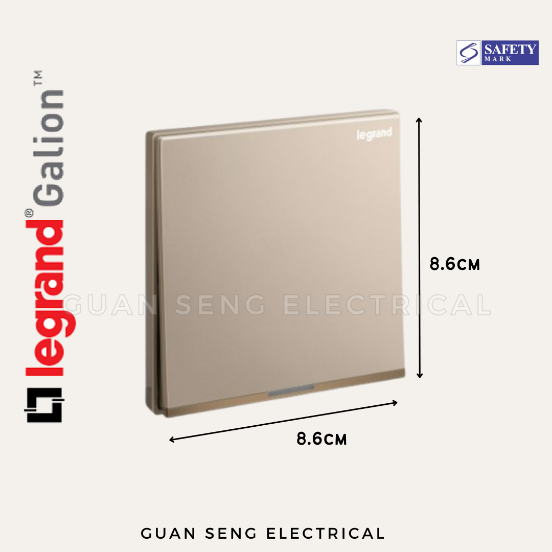 [SG Seller] Legrand Galion 20A Water Heater Double Pole Switch 1G1W ...