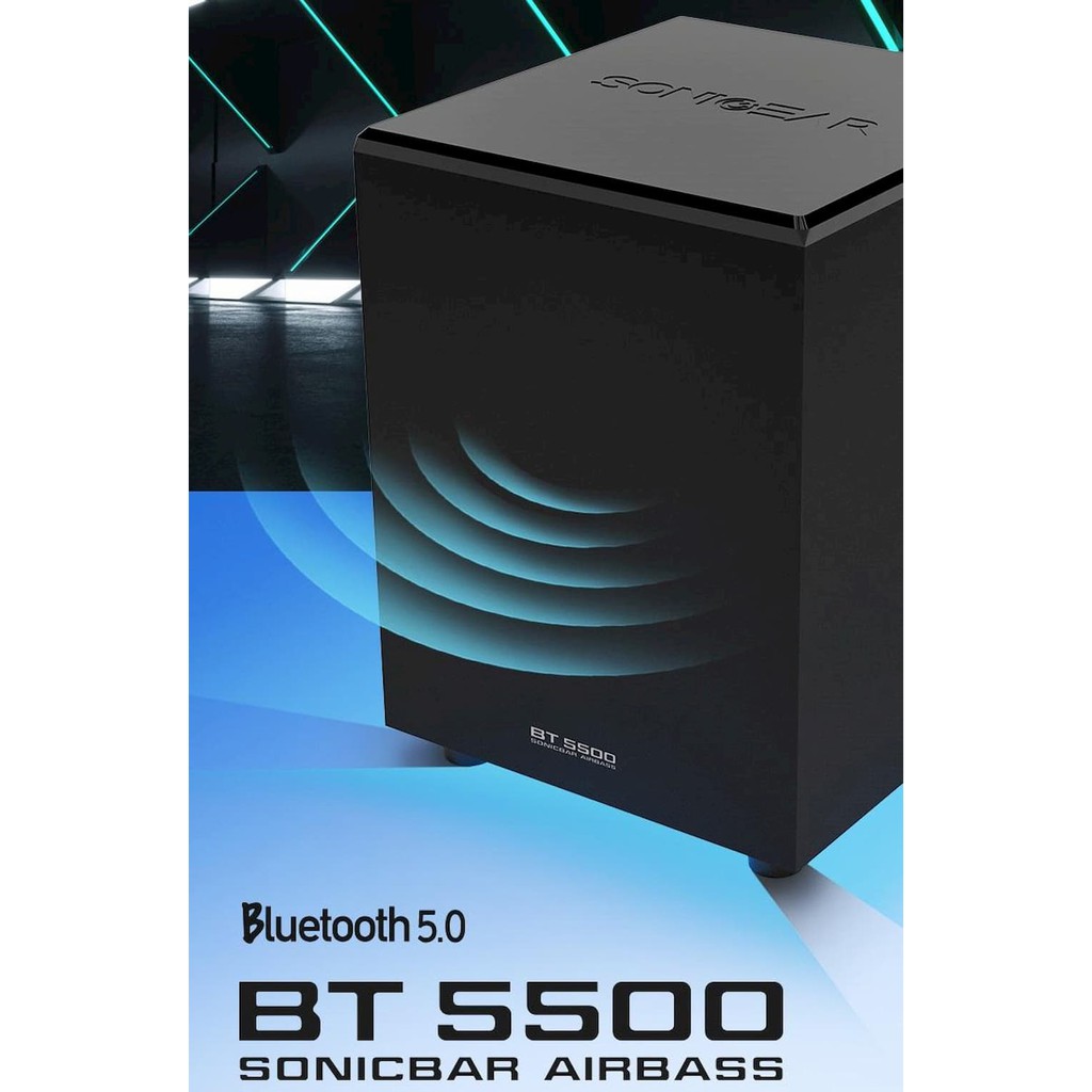 SonicGear BT-5500 Airbass Digital Audio with Wireless Subwoofer ...