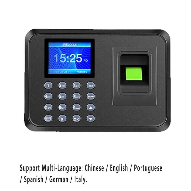 [SG SELLER] Digital Time Attendance Machine Multi-Function Fingerprint ...