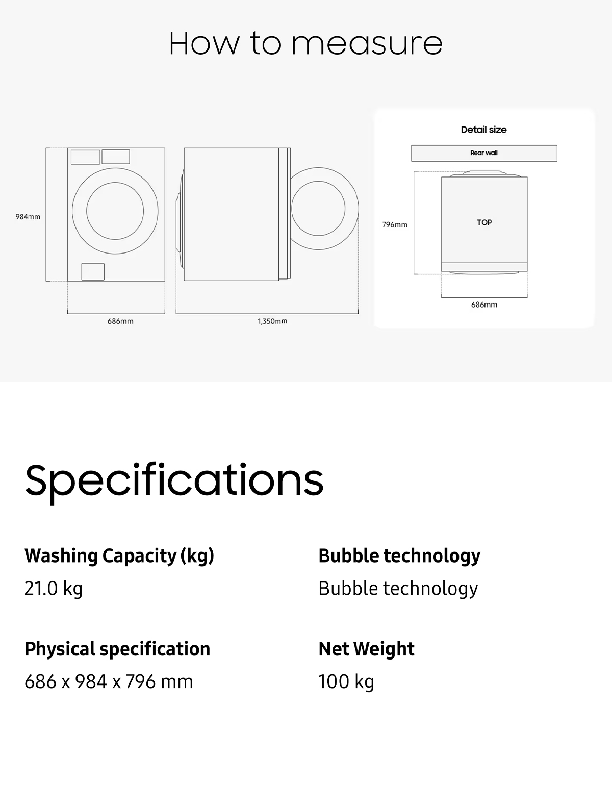 [Climate Voucher Eligible] [Pre-order] Samsung WD90F21BCSSP 21KG/11KG ...