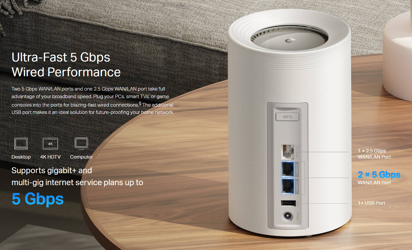 TP-Link Deco BE65 Pro BE11000 Whole Home Mesh TriBand WiFi 7 System ...