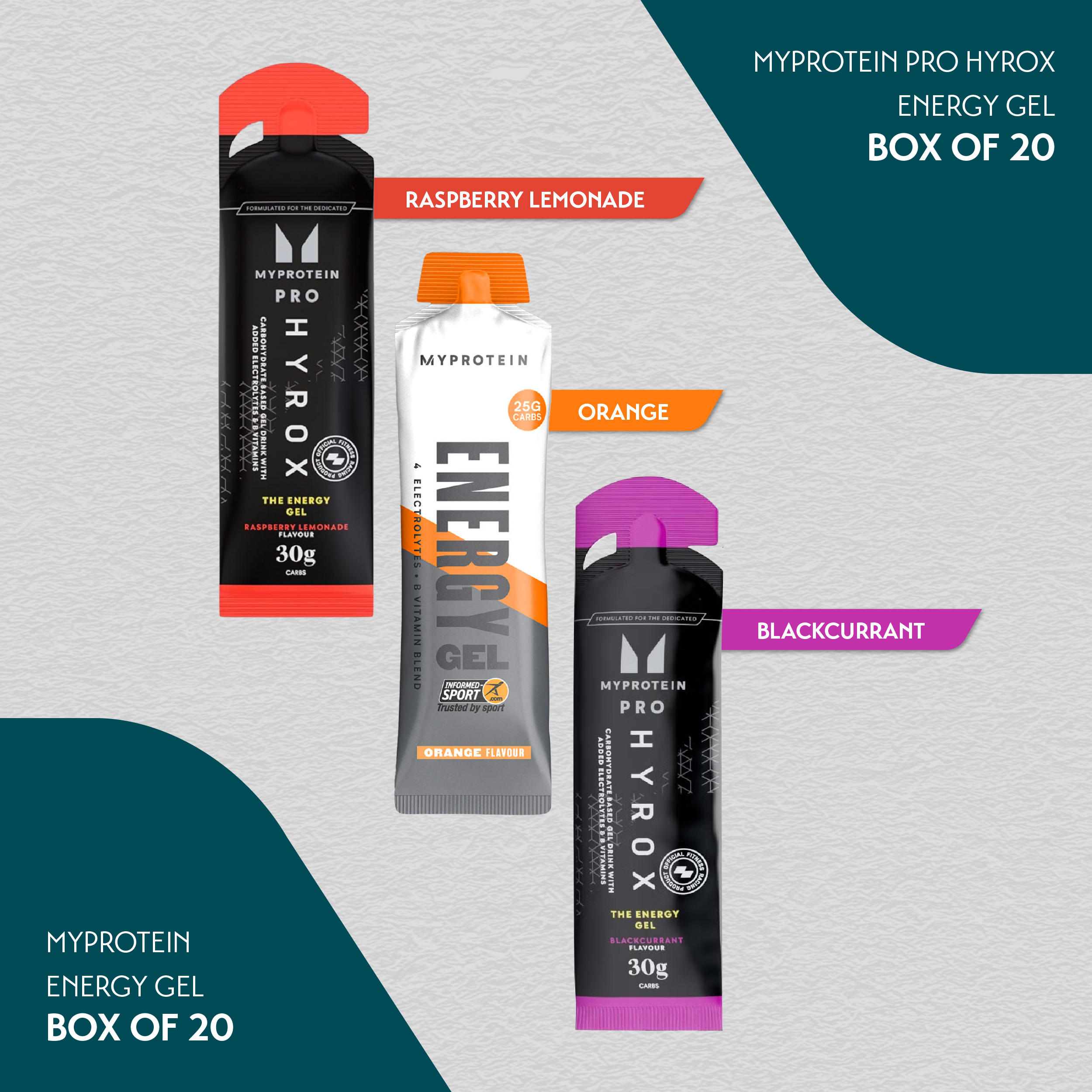 MyProtein THE Energy Gel (20 Servings) (HYROX Edition) | Shopee Singapore
