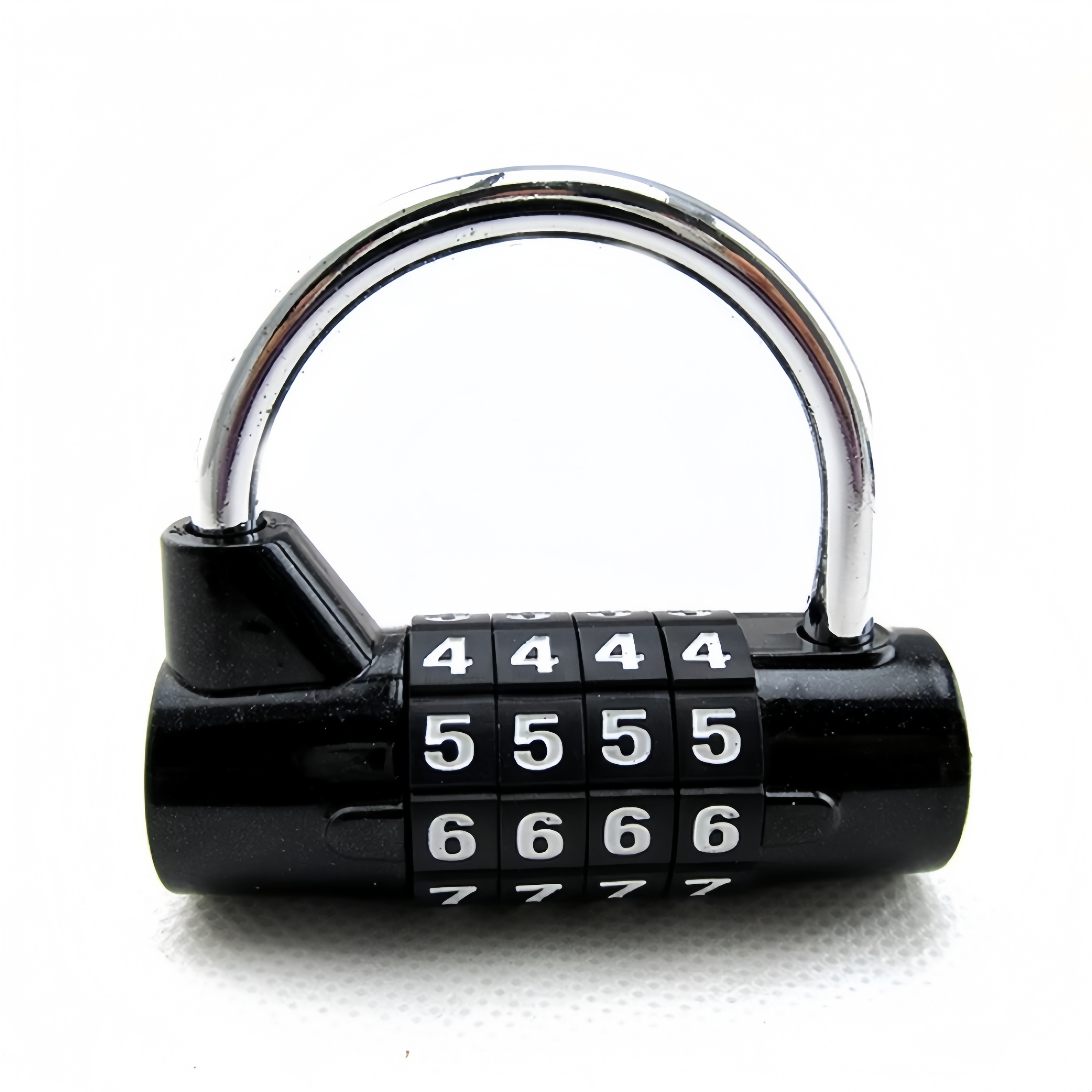 【SG】Padlock 4 Digit Number Combination Lock U-shaped Shackle Long Beam ...