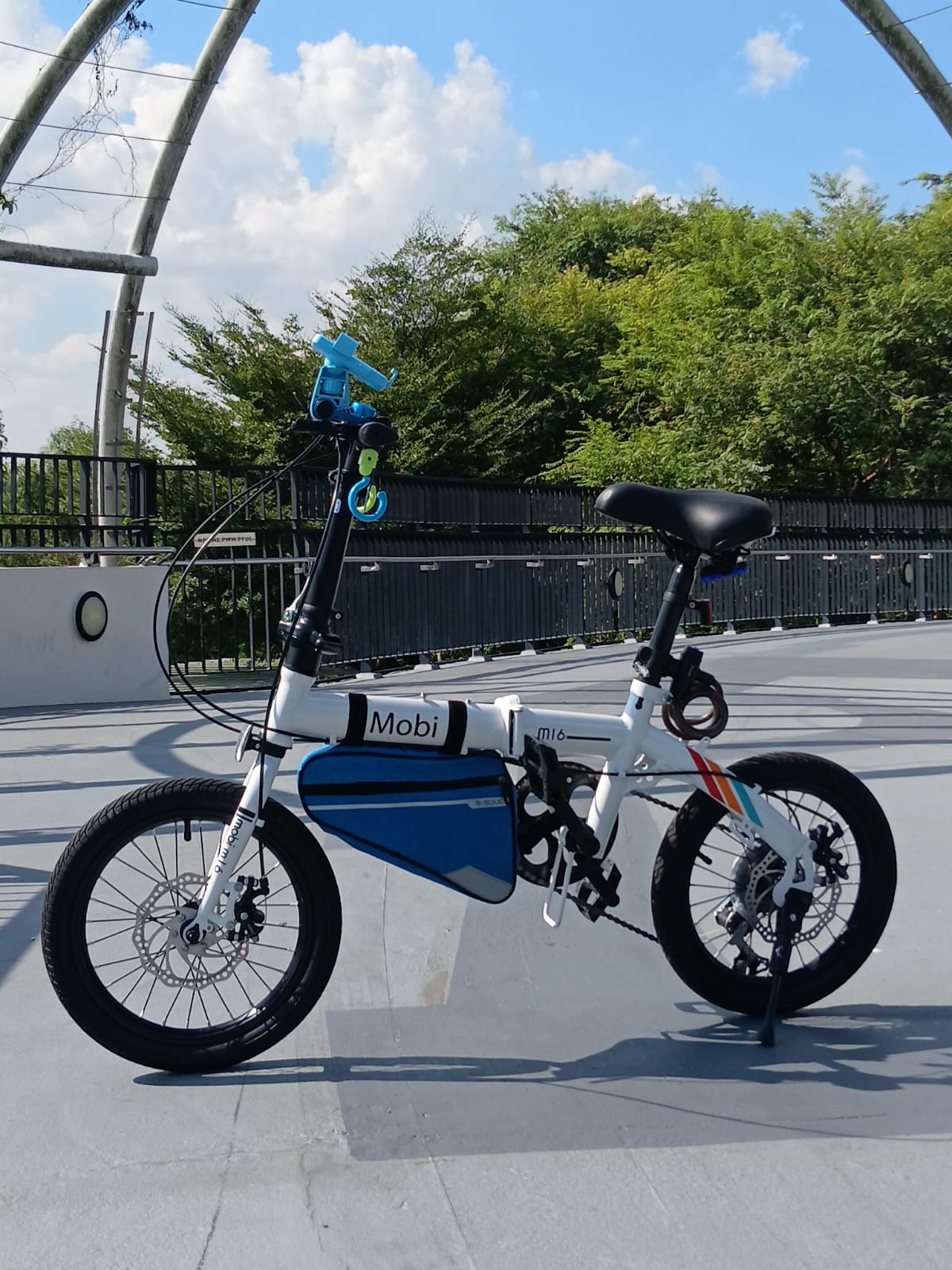 Mobi M16 Foldable Bicycle Bike – Pre-install | Lightweight | Shimano 6 ...