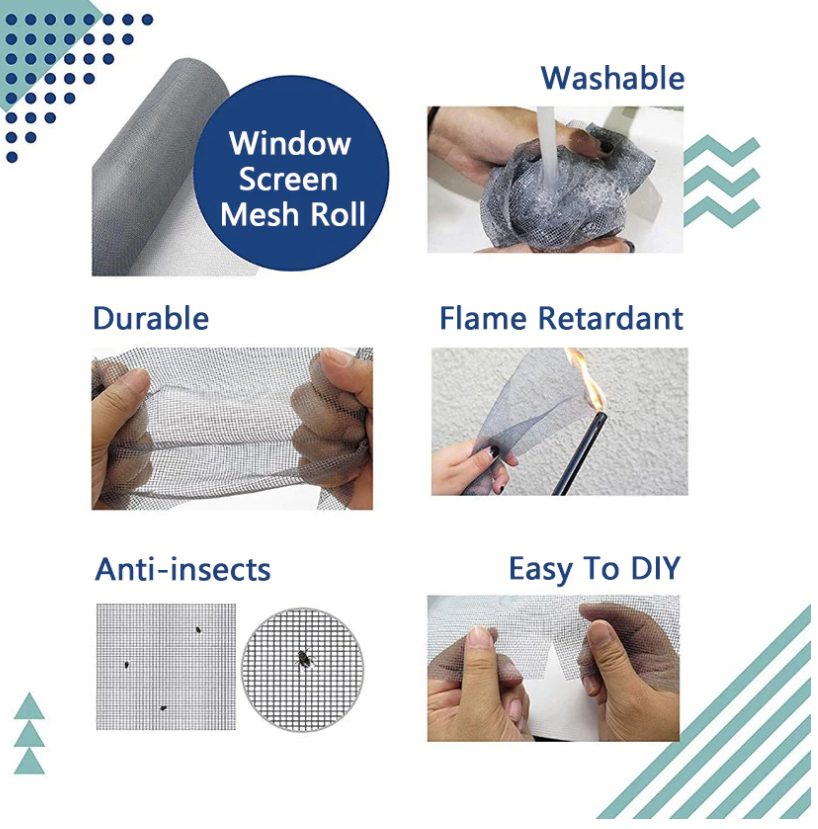 Magnetic anti mosquito screen window of any size efficient anti insect ...