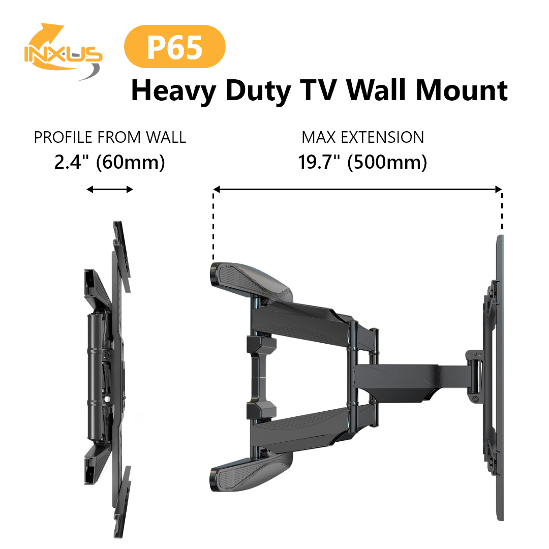 North Bayou NB, P65 / Heavy Duty TV Bracket / Size 55" - 85" TV / Full ...