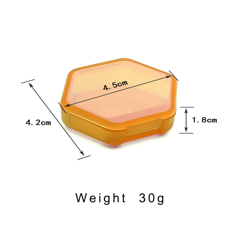 [SG] 3pcs Portable mini pill box Plastic Small Boxes Outdoor Travel ...