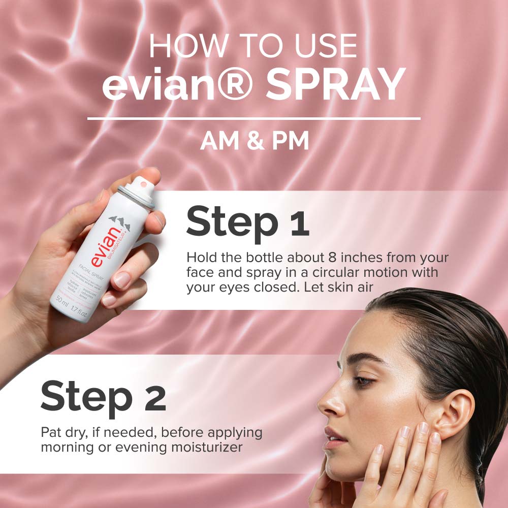 EVIAN Brumisateur® Facial Spray 50ml | Shopee Singapore