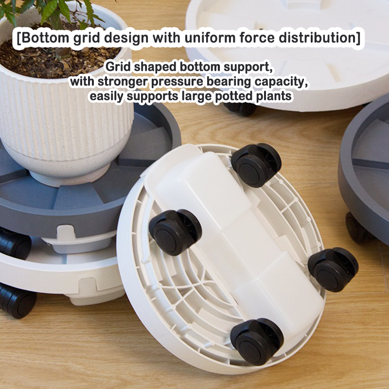 🏠💥Upgraded Drainable Movable Round Functional Plant Pot Tray with ...