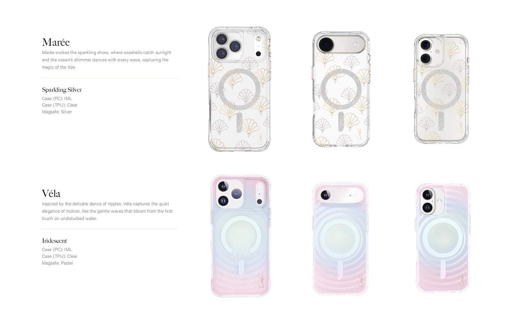 UNIQ Coehl Amara iPhone 17 Pro Max / iPhone 17 Pro / 17 Air MagClick ...