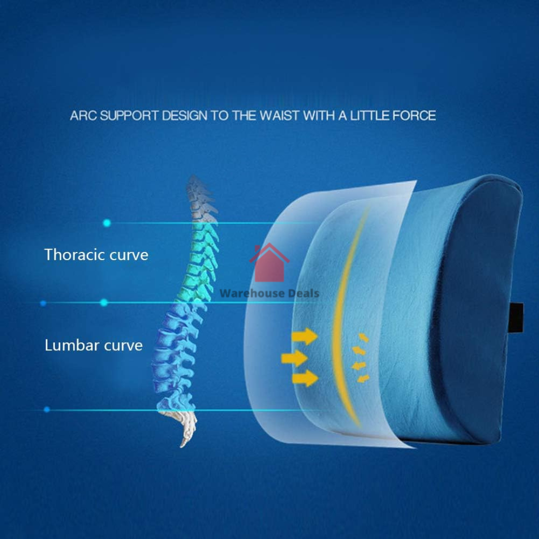 Lumbar Pillow / Seat Cushion / Lumbar Back Support Cooling Gel | Shopee ...