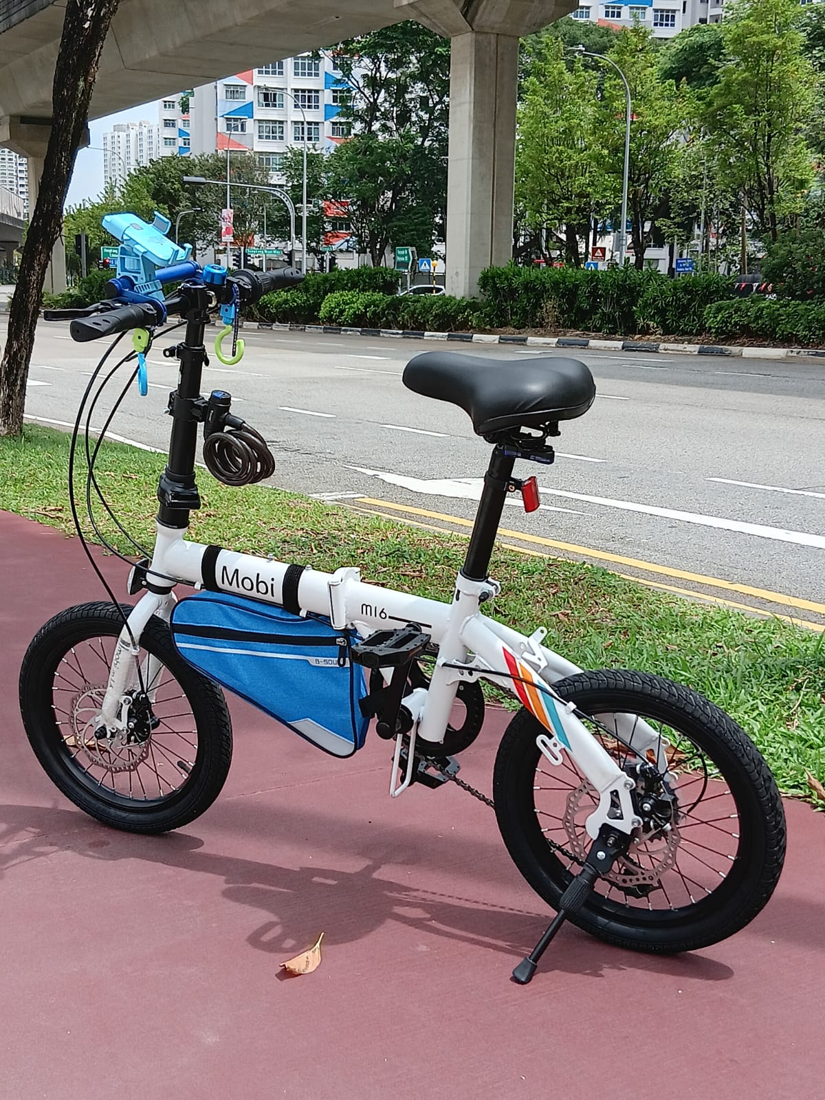 Mobi M16 Foldable Bicycle Bike – Pre-install | Lightweight | Shimano 6 ...