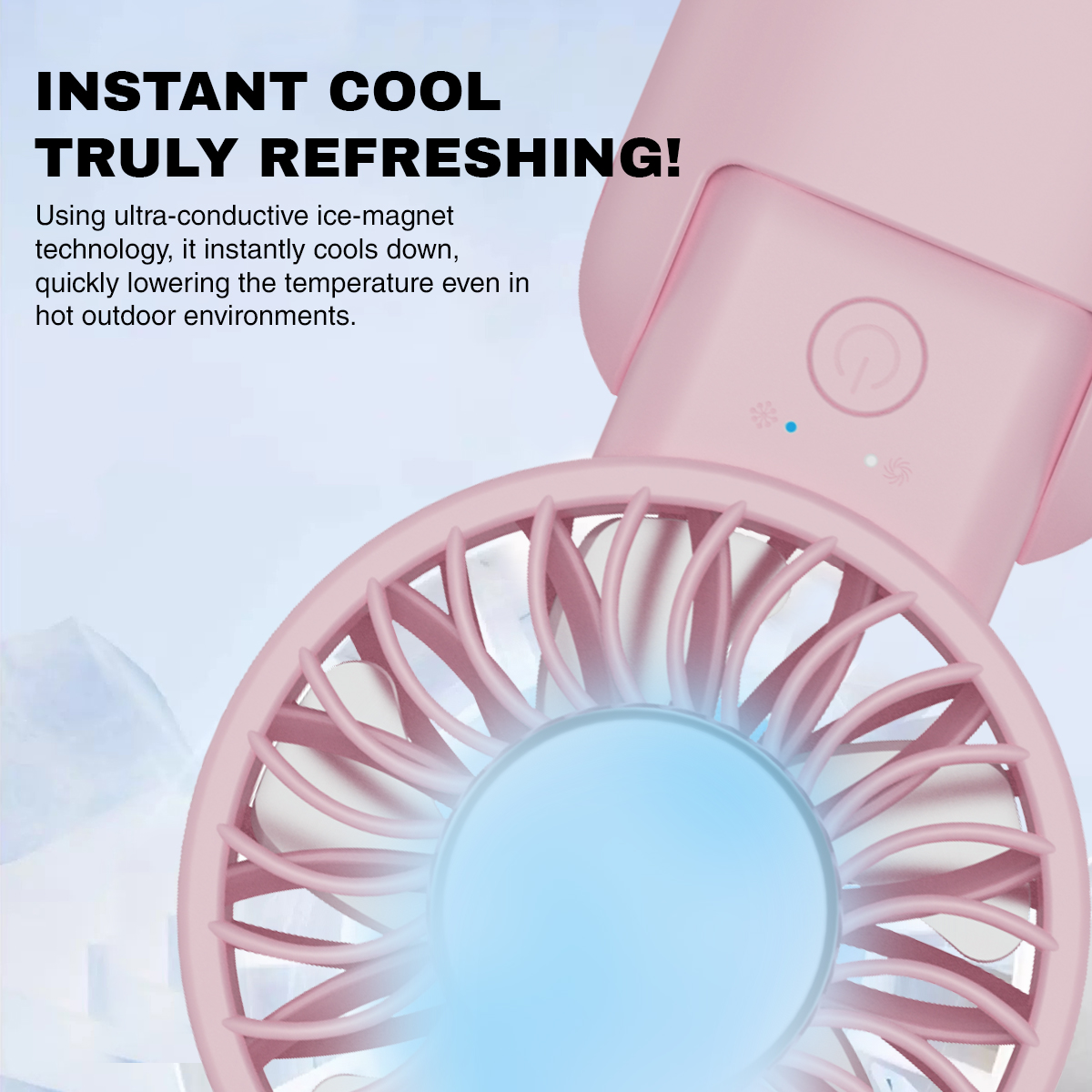 Mifier MF300 PRO 2-in-1 High Speed Cooling mini Fan with Cooling Sheet ...