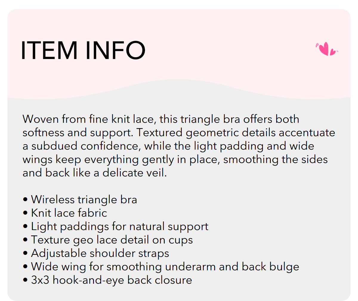 6IXTY8IGHT AILIE WIRELESS LACE LIGHT PAD TRIANGLE BRA FOR WOMAN GIRL ...