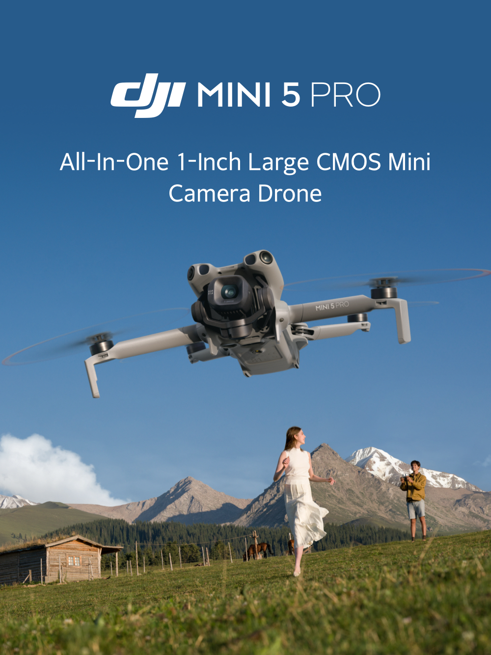 DJI Mini 5 Pro - 1-Inch Large CMOS Camera Drone | 42GB Built-In Storage ...