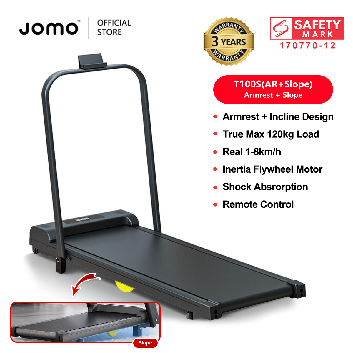 2026 Upgraded Premium Foldable Treadmill Mini Running Home Gym Home ...