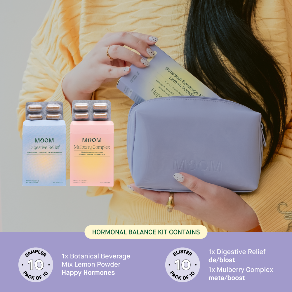 [VALUE PACK] Moom Hormonal Balance Kit. For Hormones, Digestion ...