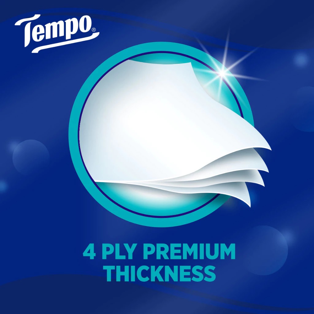 [Bundle Of 2/4/6/10] Tempo 4ply Soft Pack Facial Tissue Icy Menthol ...