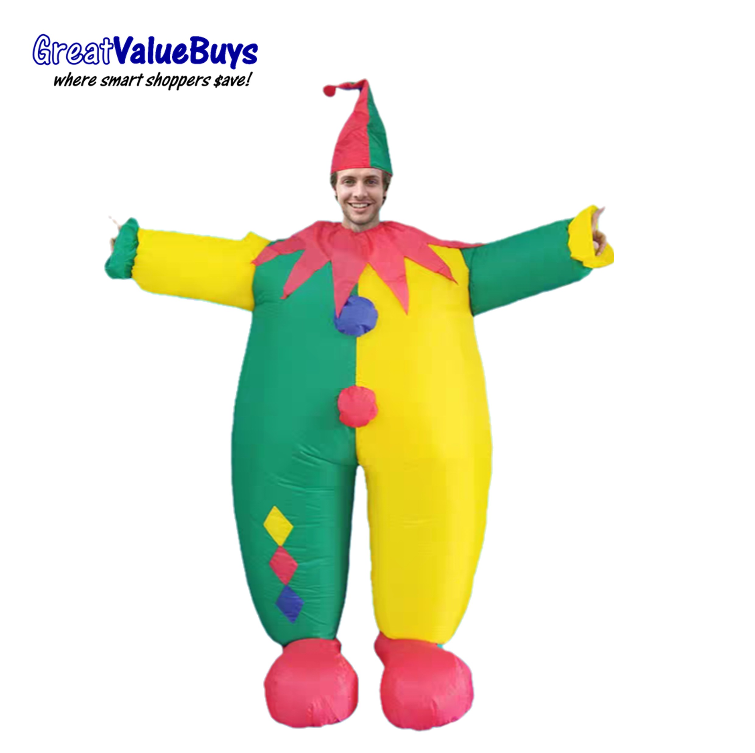 [SG stock] Halloween T-Rex Dinosaur Clown Sumo inflatable Costume ...