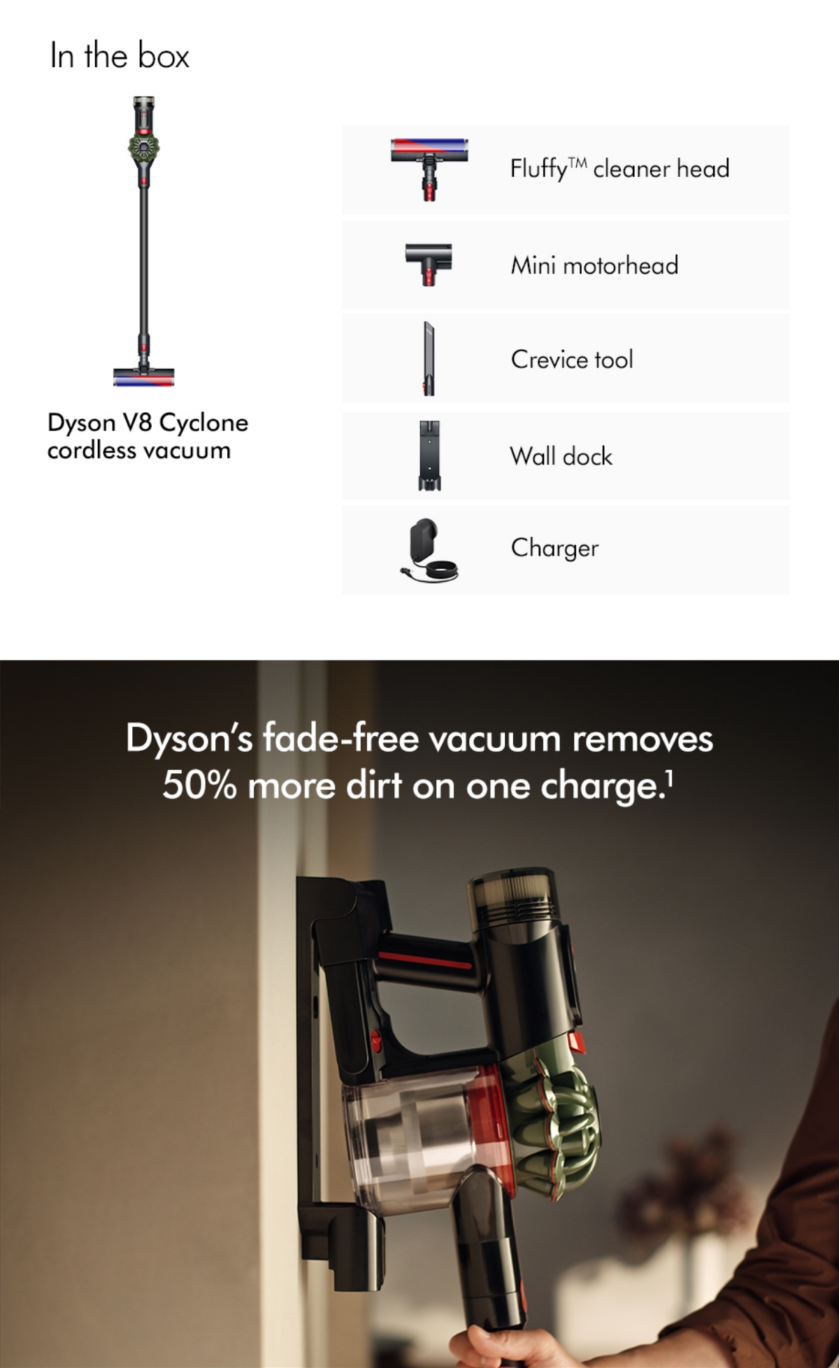[New launch] Dyson V8 Cyclone cordless vacuum | Cleans Hard Floors and ...