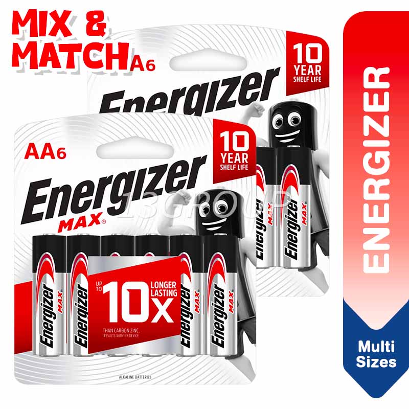Energizer MAX AA / AAA Alkaline Battery / Long-Lasting Performance ...
