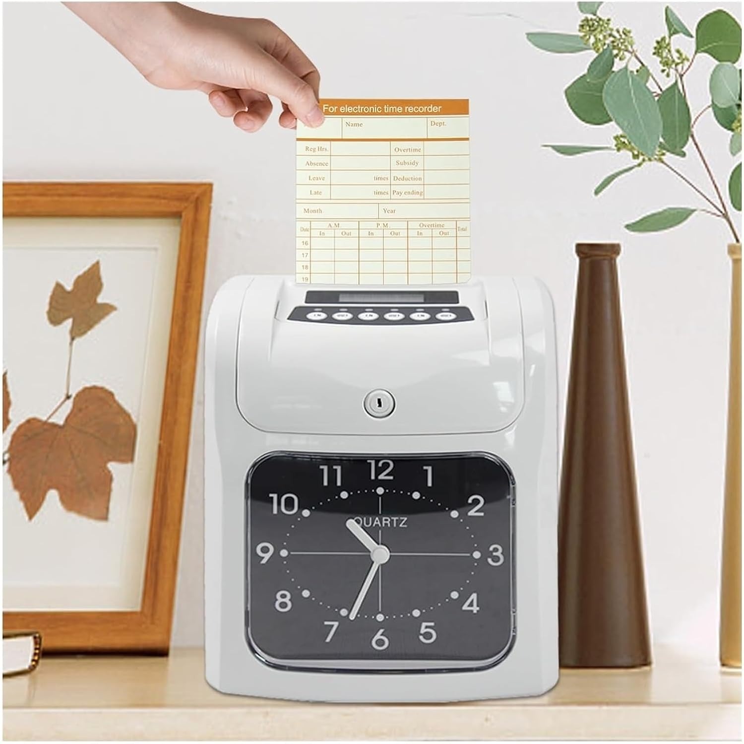 [VOZUKO] BUNDY CLOCK ELECTRONIC TIME RECORDER CLOCK MACHINE ATTENDANCE ...
