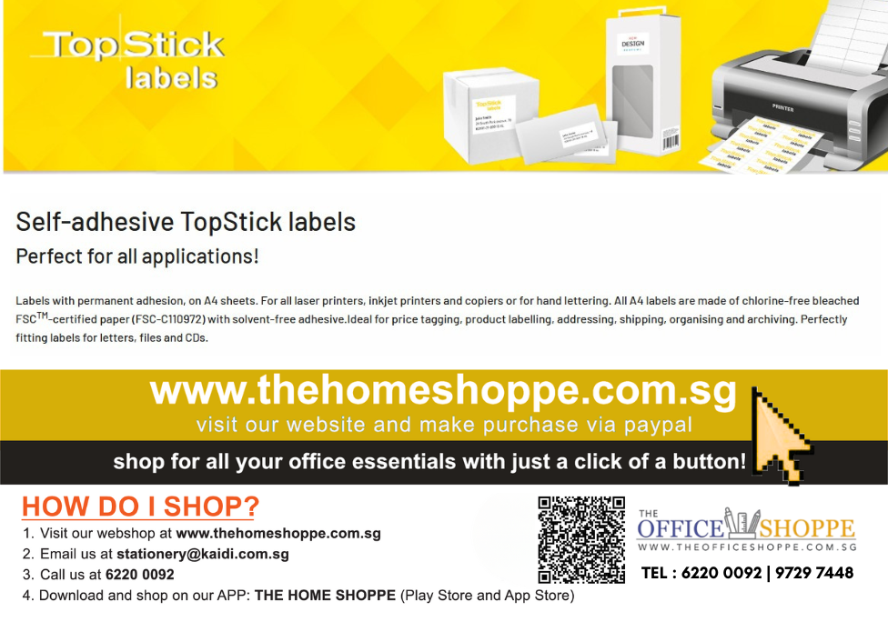 The Office Shoppe - TopStick Multi-Purpose Labels, 10 Labels Per A4 ...