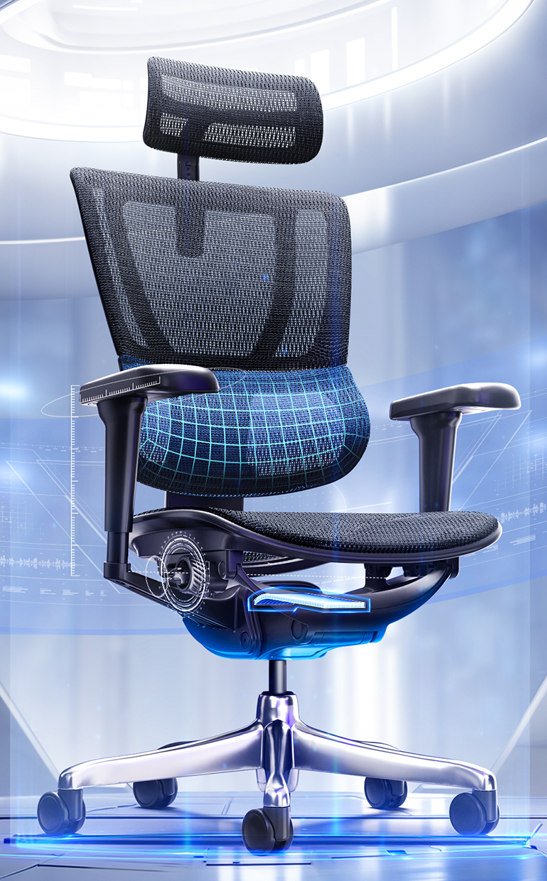 Ergohuman IOO Ultra Matrex USA Patent Mesh Ergonomic Office Chair ...