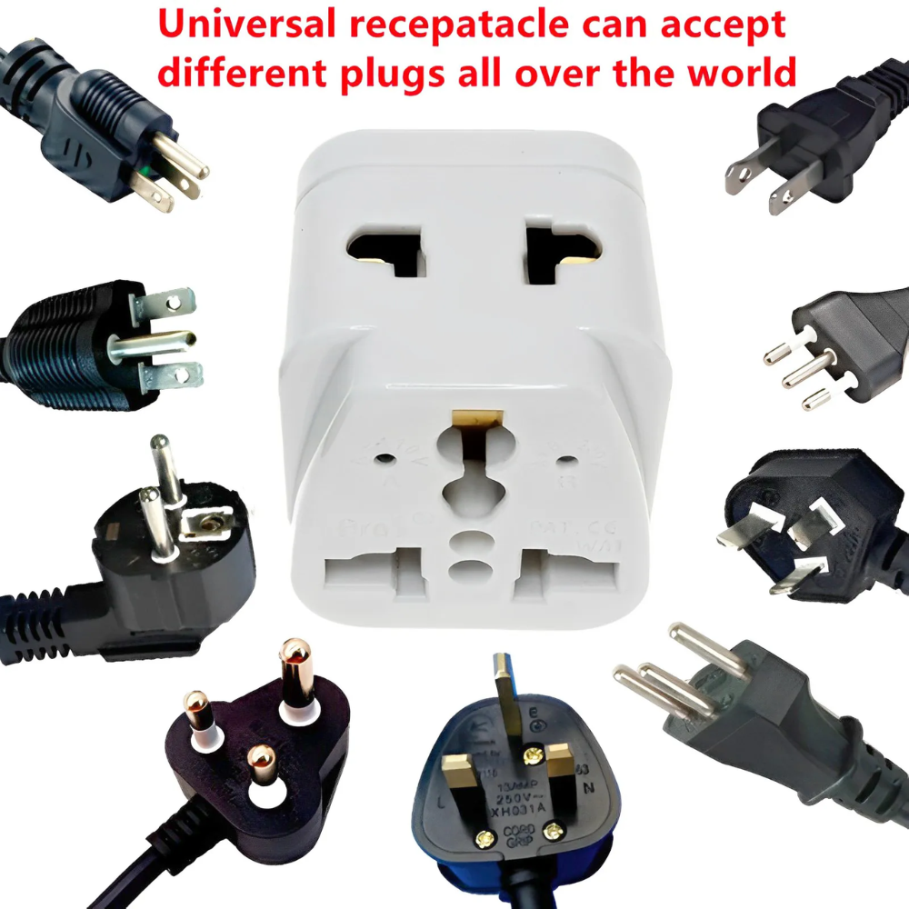 (SG) 🌎 GenTech Mini Universal Travel Adapter | For EU UK AU US CN Japan ...