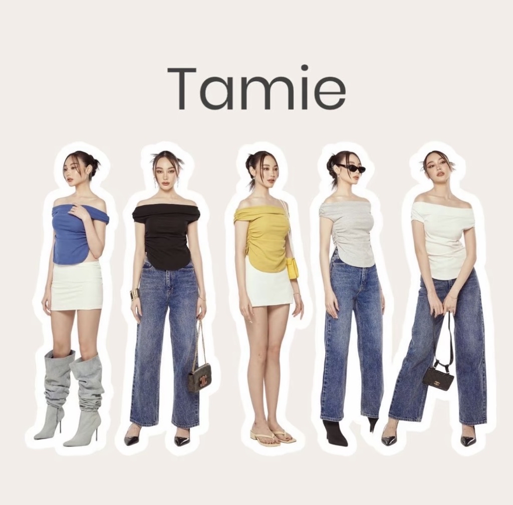 ATIPA - Tamie Off Shoulder Top - Easy wear off shoulder top | Shopee ...