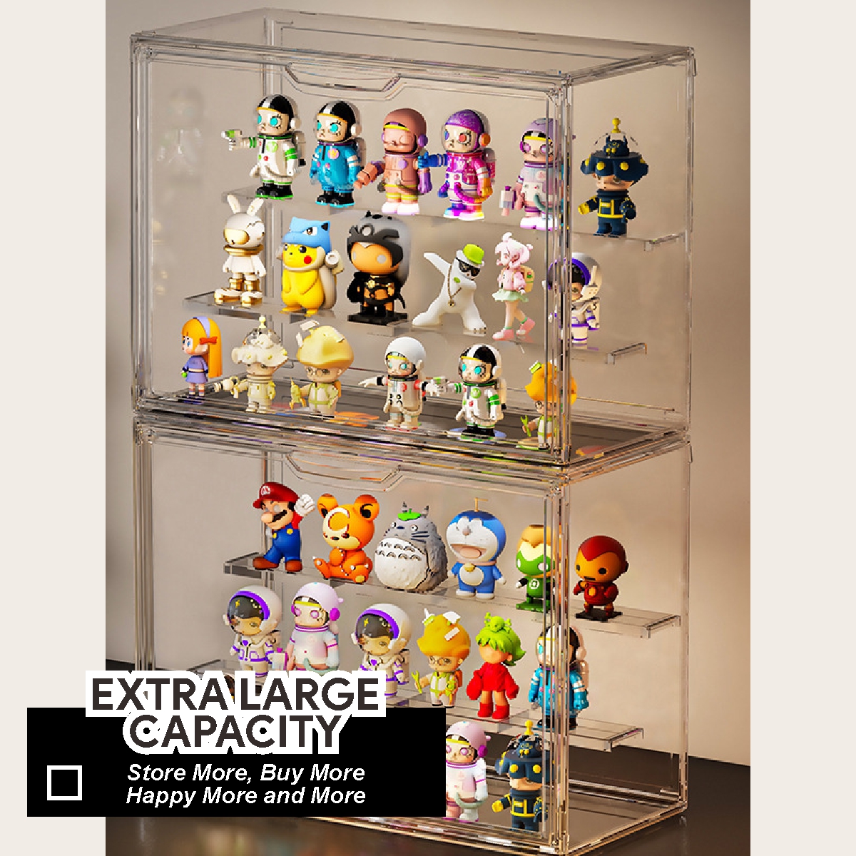 🇸🇬Koala Home🔥Blind Box Figurine Popmart Display Cabinet Storage box ...