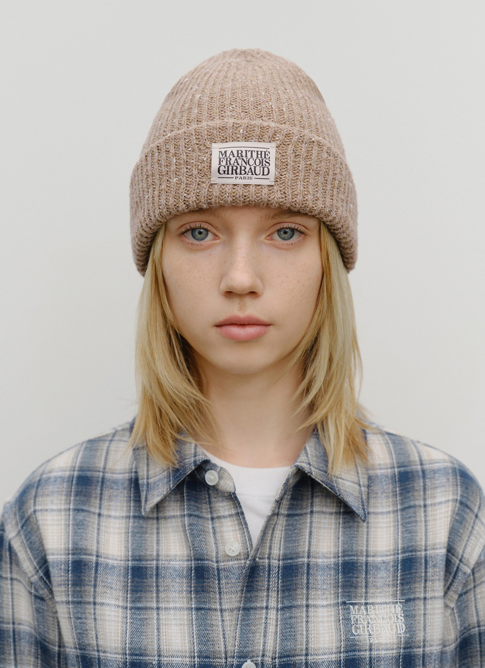 [JENNIE's Pick] MARITHE FRANCOIS GIRBAUD Unisex Classic Logo Beanie - 6 ...