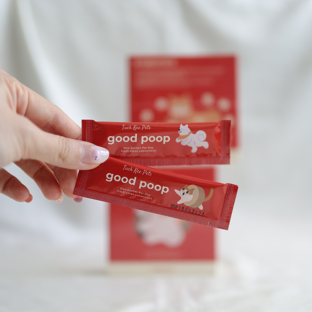 Tuck Kee Pets Good Poop Synbiotics (Probiotics) 60g Box of 30 Sachets ...