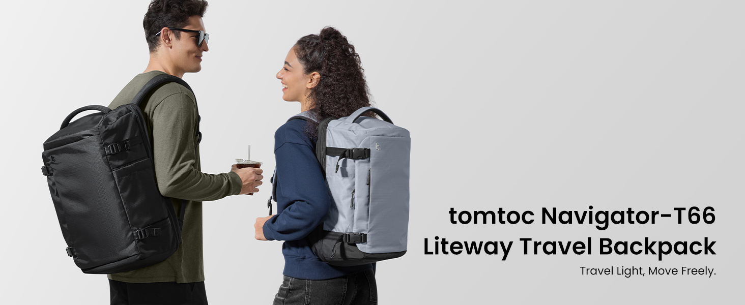 (PRE ORDER) tomtoc Navigator-T66 Liteway Travel Laptop Backpack 28L | 40L - Shipped from 15Nov ...