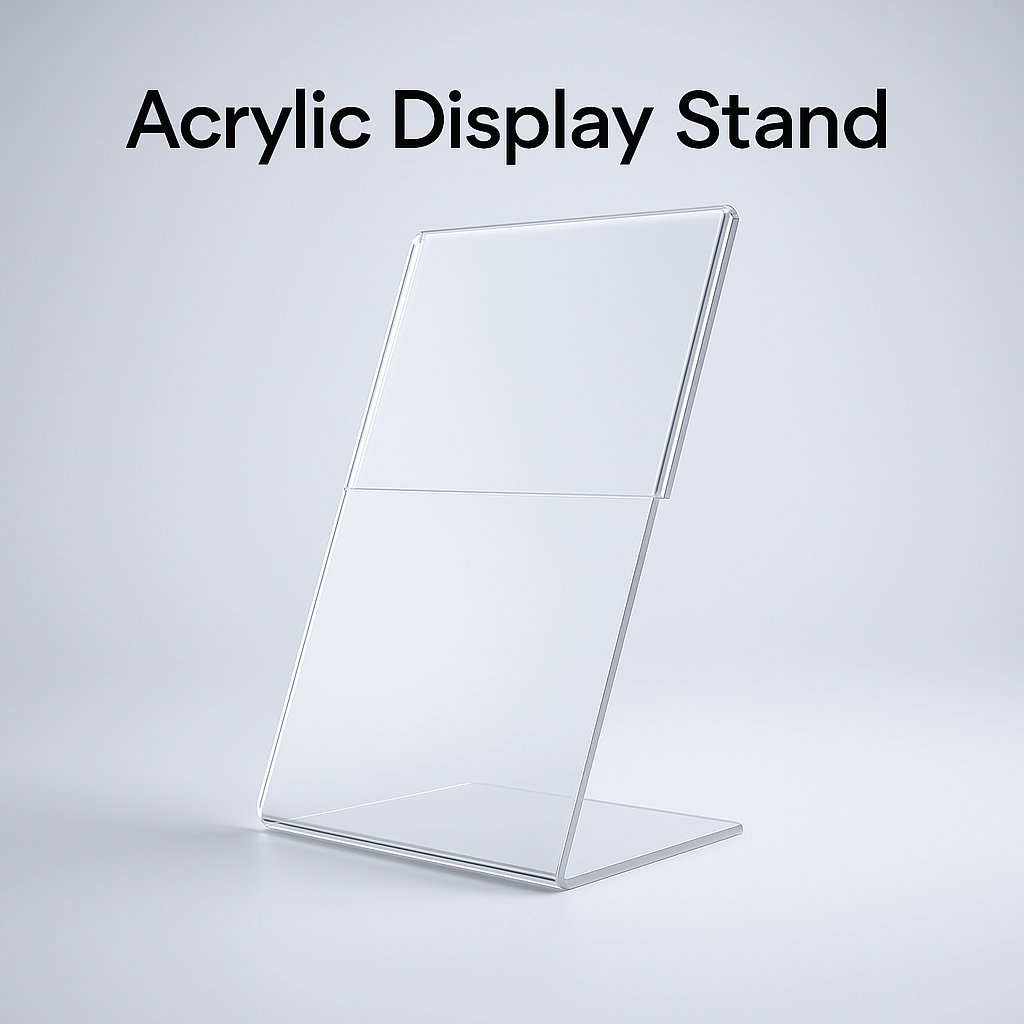 (DIYMONKEY) Acrylic Durable Cute Aesthetic L Shaped Design Display ...
