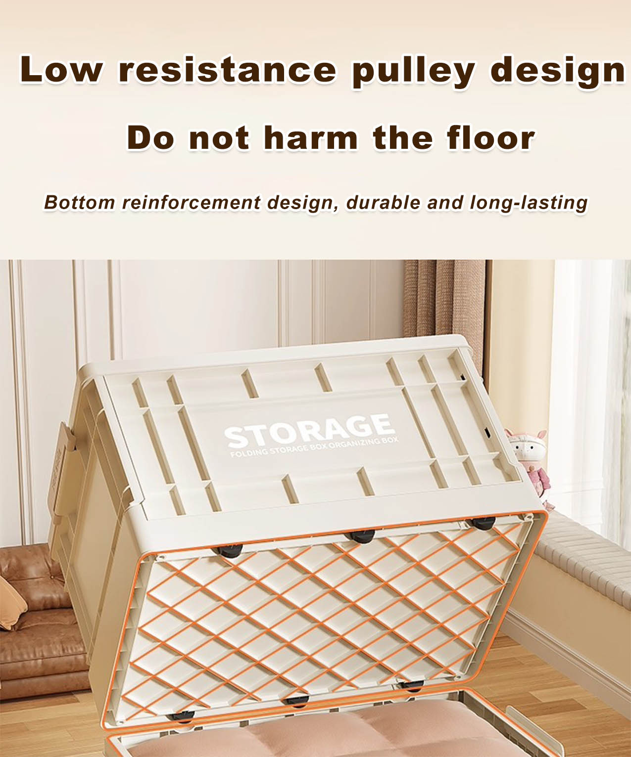 Salvo Foldable Storage Box Large Capacity Stackable Storage Box With ...
