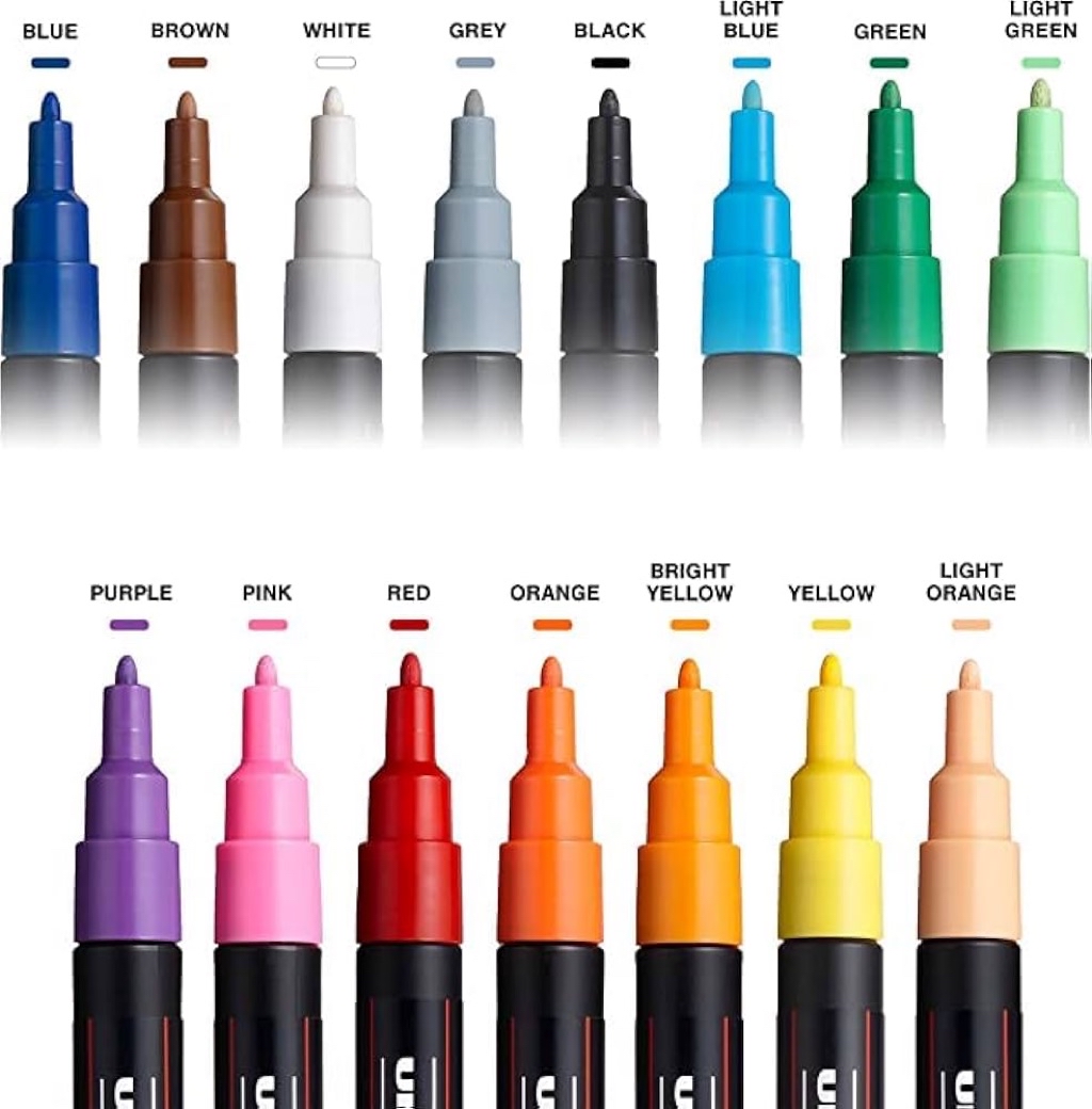 【Ready Stock in SG】Mitsubishi Uni Posca Water-based Paint Marker Pen ...