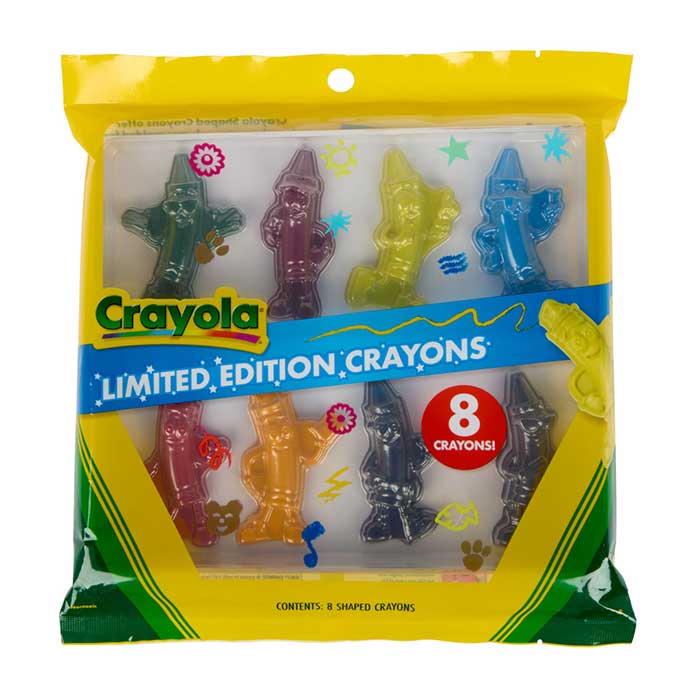 [New] Crayola Limited Edition Character Shaped Crayons, - 8 Color ...