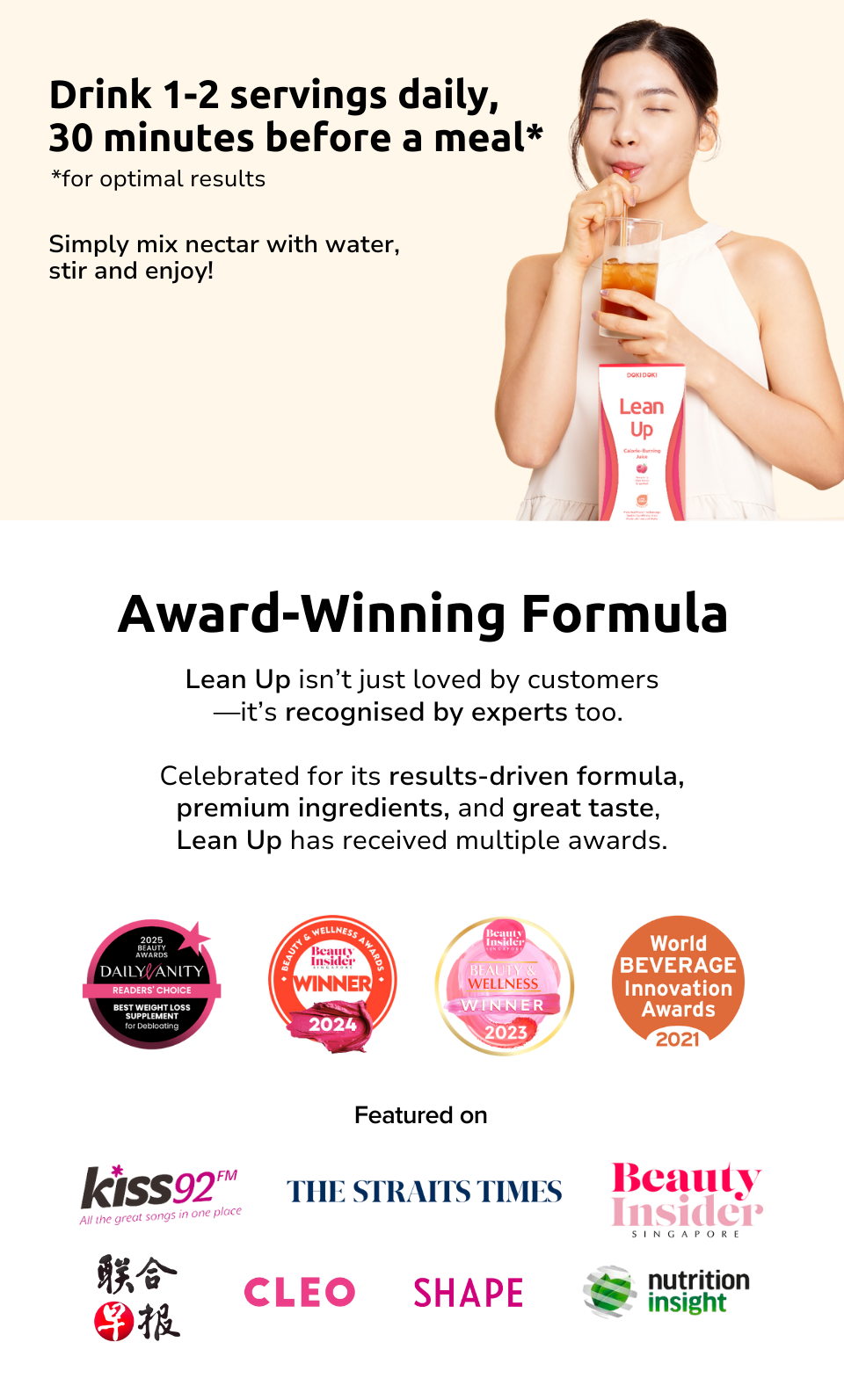 [LIVE Exclusive] Lean Up Calorie Burning Juice - NO bounce back - Boost ...