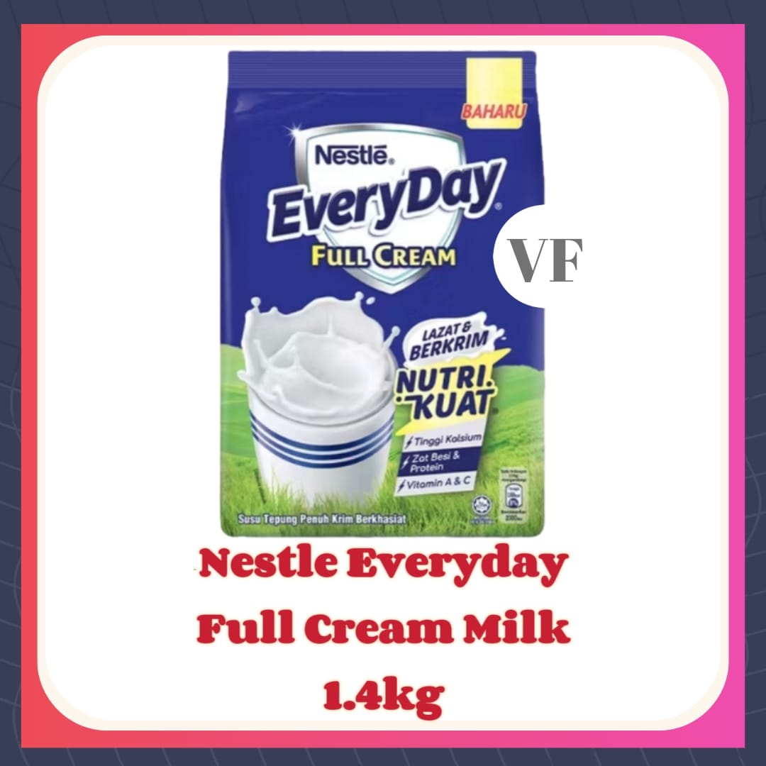 NESTLE EVERYDAY Milk Powder Original 1.5kg / EVERYDAY Full Cream Milk ...