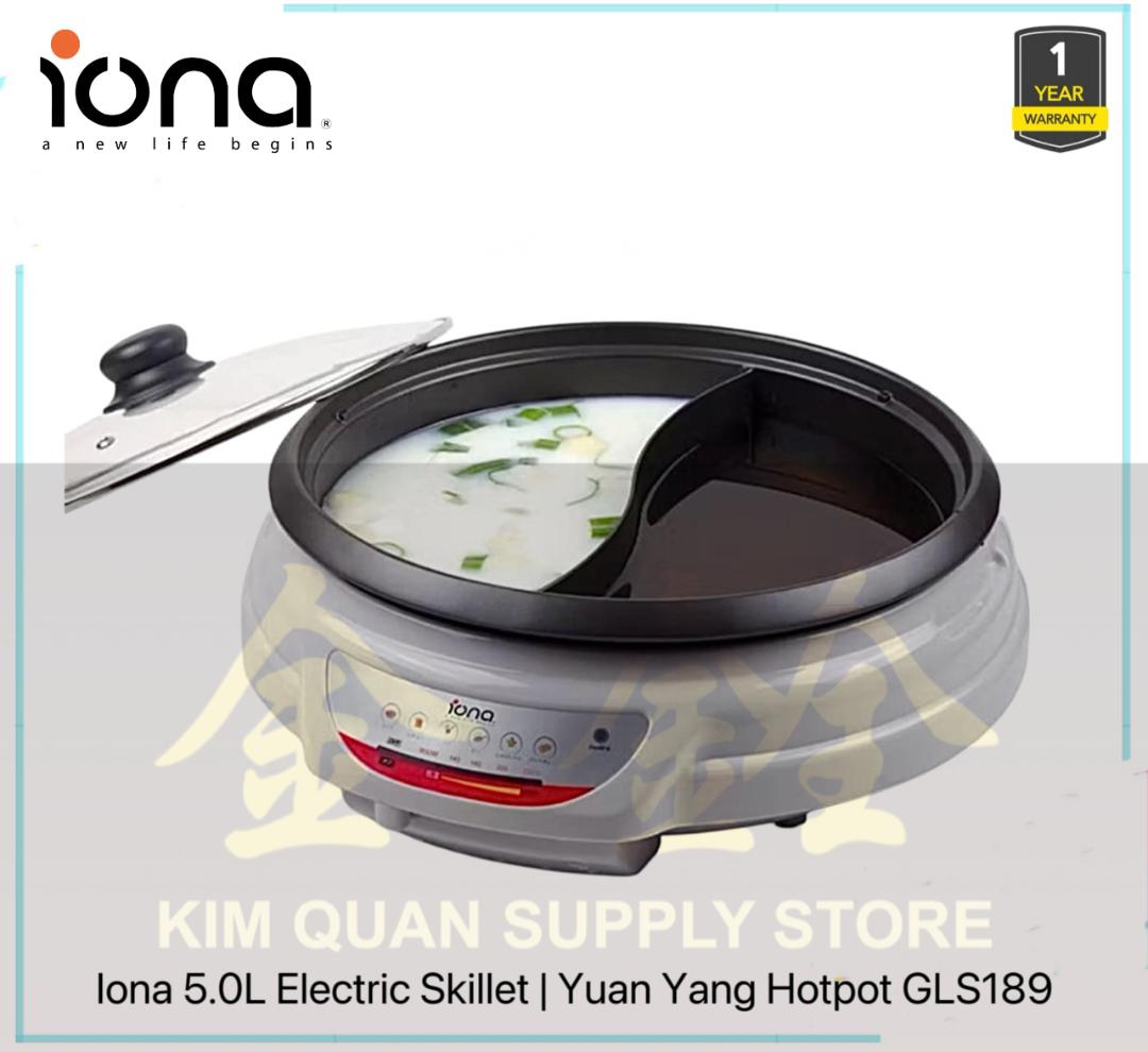Iona 5L Yuan Yang Pot Electric Steamboat/Skillet/Hotpot GLS189 | GLS ...